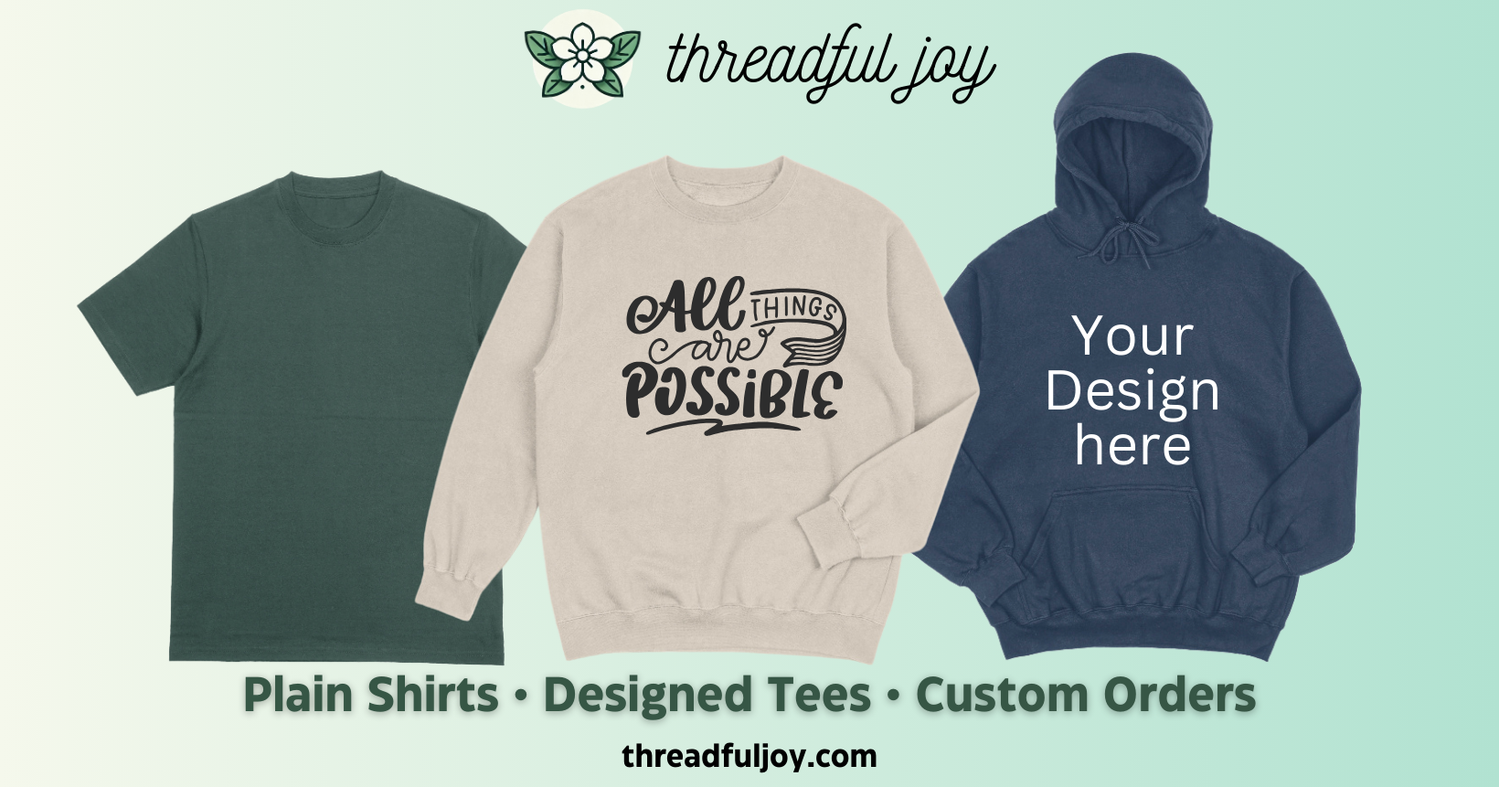 Threadful Joy | Transforming life, one stitch at a time.